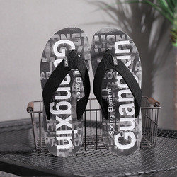 Hot sale soft Comfortable new Man sandal leather upper outdoor slide flat flip-flops fashion non-slip slippers 2022