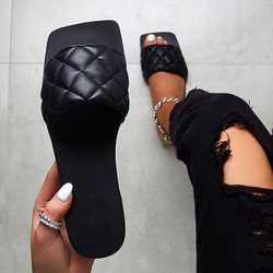 Best Price 2022 hot Sale With High Quality Women Sandals summer flat slide fashion Custom slippers wholesale