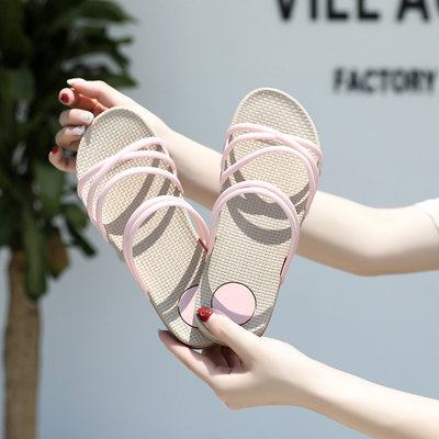 High quality soft sole summer sandals for ladies fashion outdoor comfortable flat Light Weight slippers in stock