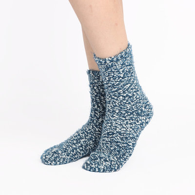 Wholesale Women non-slip slipper Sock custom mixed color house indoor floor sock ladies medium length Fleece Socks