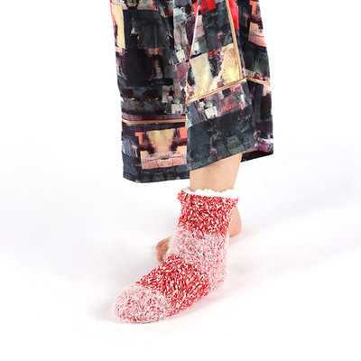 Wholesale new fashion trend women winter socks patchwork color warm soft skin-friendly non-slip Casual designer socks