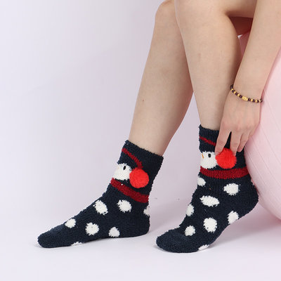 new arrival Unisex polyester Kawaii Knitted Animal Print Face Cute animal Funny slipper socks Girl Socks non skid fashion socks