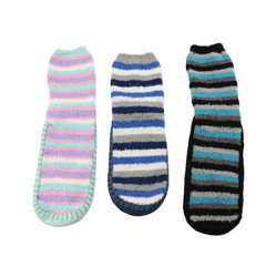 stripe and love slipper socks with rubber sole for women slipper socks with rubber sole fashionable knitted floor socks