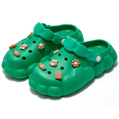 Cute cartoon home shoes new design summer new thick sole EVA slippers indoor non-slip flat sandals for women and ladies