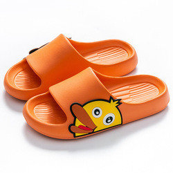 Cartoon sandals women cute summer home indoor shoes couple non-slip household small yellow duck slippers wholesale slides