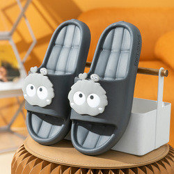Hot sell summer cute indoor household bathroom slippers cartoon decoration soft bottom wear-resistant couple sandals