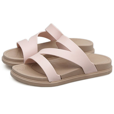 Flat sandals women summer fashion Korean version outside wear non-slip solid color slippers wholesale