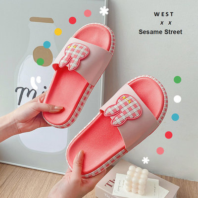 Summer new style home indoor cute couple sandals bathroom non-slip soft bottom shock-absorbing slippers