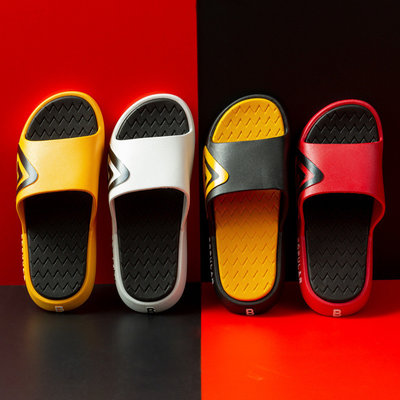Fashion trend couple slippers for summer wear shock absorption wear-resistant non-slip increased sandals