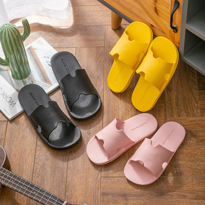 Hot selling new style solid color home bathroom couple sandals and slippers summer non-slip mute home shoes