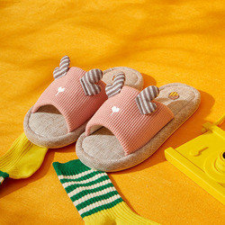 Factory supply summer cute elk antlers cartoon children slippers comfortable home shoes for boys and girls