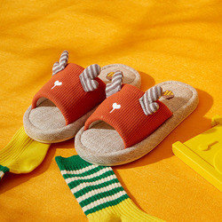 Factory supply summer cute elk antlers cartoon children slippers comfortable home shoes for boys and girls