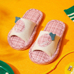 Slippers for boys and girls summer cute fruit children home cartoon breathable slippers wholesale in stock lining shoes