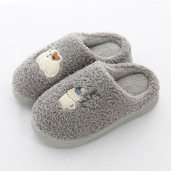 2021 new children cartoon Leisure rabbit slippers baby winter soft plush indoor non-slip home shoes with best price