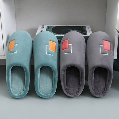 New high quality home indoor shoes female winter 2021 warm and non-slip cheap bedroom slippers wholesale