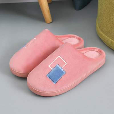 New high quality home indoor shoes female winter 2021 warm and non-slip cheap bedroom slippers wholesale