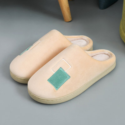 New high quality home indoor shoes female winter 2021 warm and non-slip cheap bedroom slippers wholesale