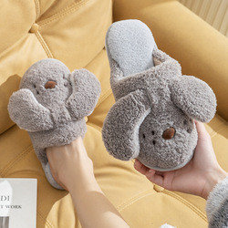 High quality PVC material soft sole lightweight slippers women thermal and hard-wearing home indoor shoes in stock