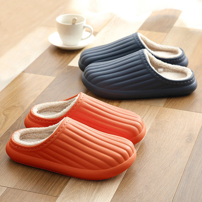 New product EVA waterproof winter slippers women non-slip warm and light home indoor shoes autumn and winter