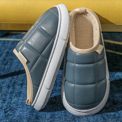 Slippers winter ladies simple grid style hot sale high quality warm comfortable home shoes supplier