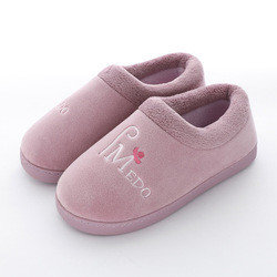 Wholesale ladies All-inclusive heel funky slippers Indoor winter women non-slip plus fluff thick-soled cute shoes