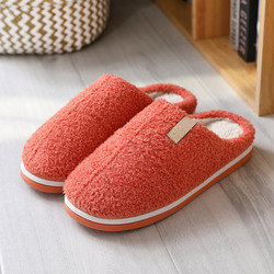 Wholesale New couple warm plush bedroom shoes for men and women non-slip autumn winter  household slippers