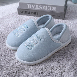 New hot sale women winter slippers non-slip warm indoor all-inclusive heel Coral fleece lining couple household shoes