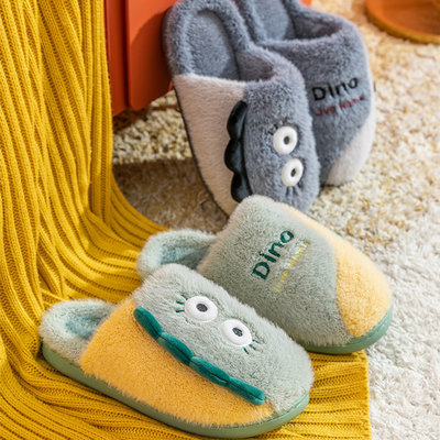Autumn and winter new design couple style cheap home slipper thick bottom non-slip household shoes women