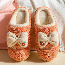 Winter 2021 new design cute cartoon home slippers female soft sole indoor non-slip bedroom shoes for women and male