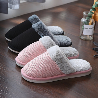 2021 New Design Japanese-Style Slippers Women Home Winter Indoor Non-Slip For Couple House Shoes Men Wholesale