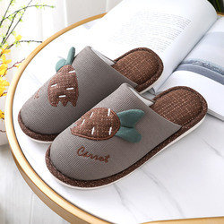 new autumn slippers for men and women keep warm cute cartoon home indoor non-slip new couple slipper in stock