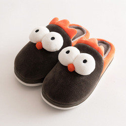 Wholesale children autumn winter warm slippers boys and girls cute cartoon non-slip thick bottom baby home indoor s