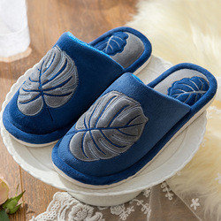 Women 2021 New Design fashion Flower pattern Slippers Men Warm Thick Bottom Non-Slip Home Indoor Shoes