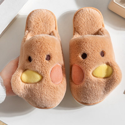 New Design Cartoon Cute cartoon Women Home Indoor Slippers Thick Bottom Plush Warm Non-Slip Autumn Winter slipper