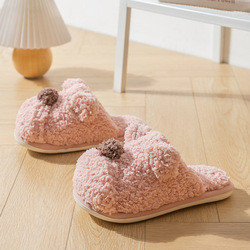 Wholesale Autumn Winter New Design Cartoon Slippers Plush Warm Soft Sole Non-Slip Home Indoor Shoes fashion dogs shoes