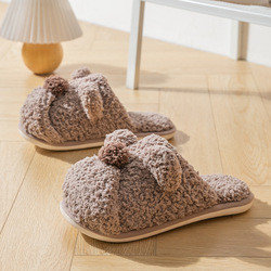 Wholesale Autumn Winter New Design Cartoon Slippers Plush Warm Soft Sole Non-Slip Home Indoor Shoes fashion dogs shoes