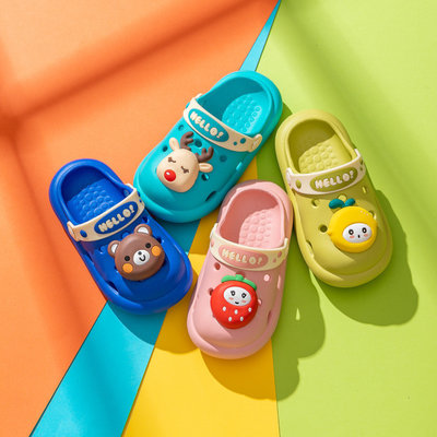 Wholesale 2021 new design children slippers garden sandal shoes kids hole shoes  hot style 5 colors optional