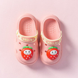 Factory supply 2021 Children Cartoon beach Sandal Babies Summer Slippers High Quality Kids hole house shoe