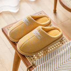 Factory winter customized plush slippers house indoor slippers for women and man flat sole non-slip house shoes