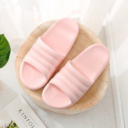 Wholesale summer solid color sandals for lovers indoor home bathing hotel non-slip shock-absorbing slippers