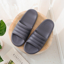 Wholesale summer solid color sandals for lovers indoor home bathing hotel non-slip shock-absorbing slippers