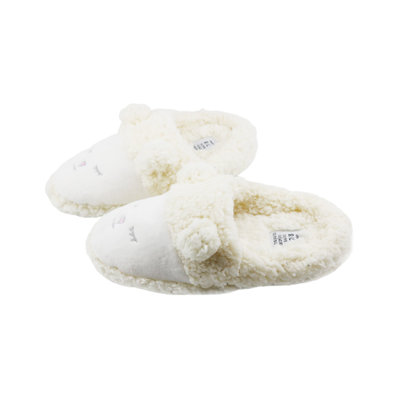 Lovely Sheep Women Slipper Shoes Home Use With Faux Fur Warm