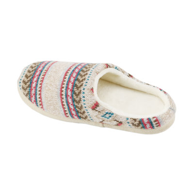 TPR Soft Sole Women Slipper Shoes Spring Indoor Knitted Fabric