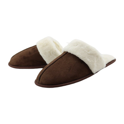 Ladies Faux Suede Slipper Shoes Winter  Classic Warm Home Slipper Shoes
