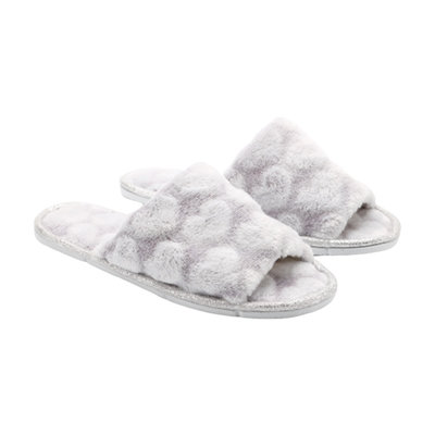 Love Hearts Pattern Plush Slipper Shoes Women Home Leisure Slipper Shoes