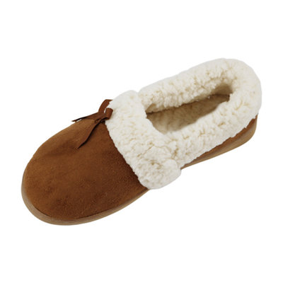 Memory Foam Women Casual Flat Shoes Faux Suede Footwear Slippers Warm