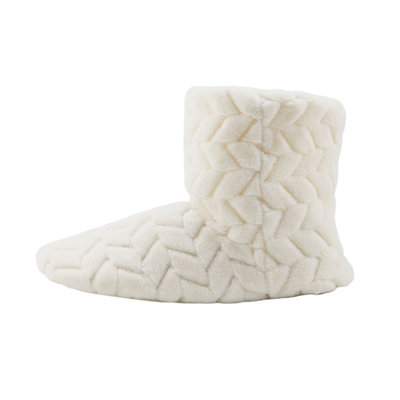 Warm Winter Faux Fur Lined Indoor Slipper Female House Indoor Slipper Boot
