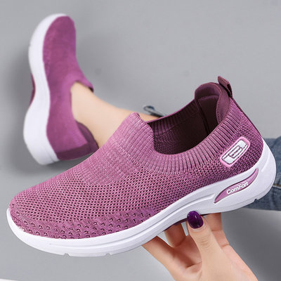 Running sports shoe wholesale lady walking sneakers ladies soft sole comfortable 2022 Women's Casual Shoes