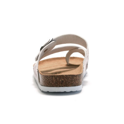 Women geometry Print rubber flat sole Sandal Summer Autumn Beach Slippers For Ladies new design cork slipper