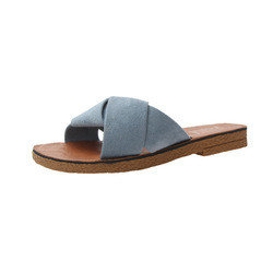 Women Summer Beach Shoes  Casual Flat Bottom Rubber Outsole Material